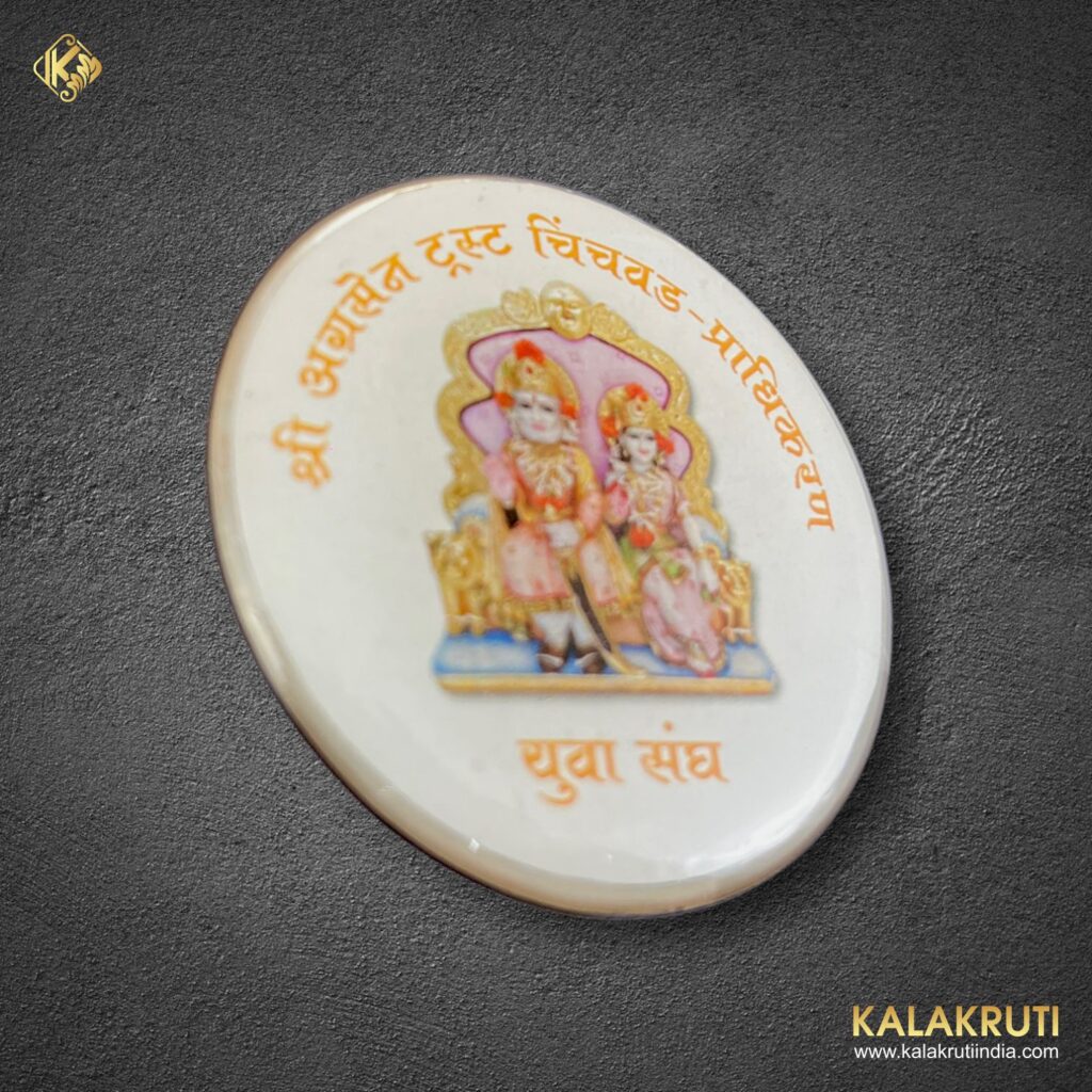 Round Magnetic Name Badges | Stainless Steel With Doming