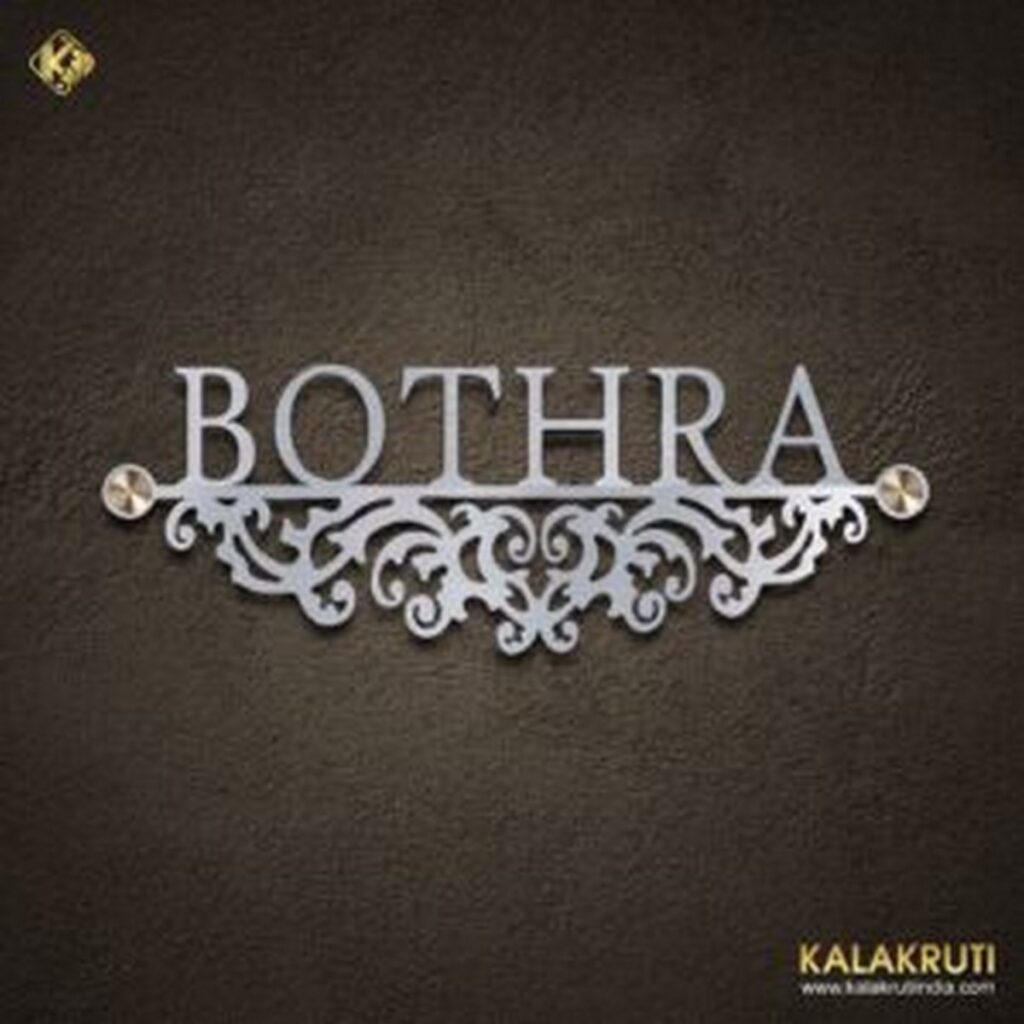 Syed Mansion Stainless Steel Nameplate | Customizable