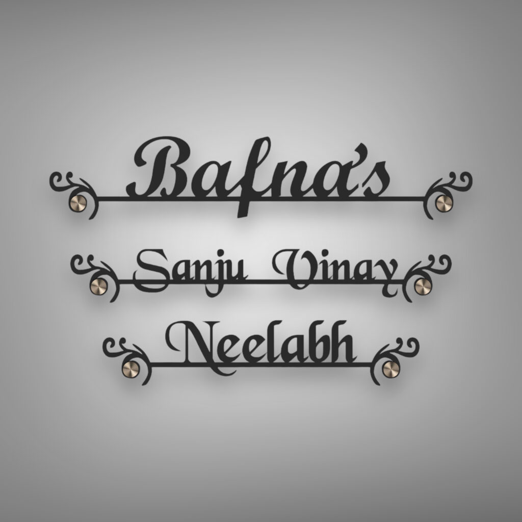 Nameplate Custom Cut Steel Custom Name Plates | Nameplates, Metal Tags