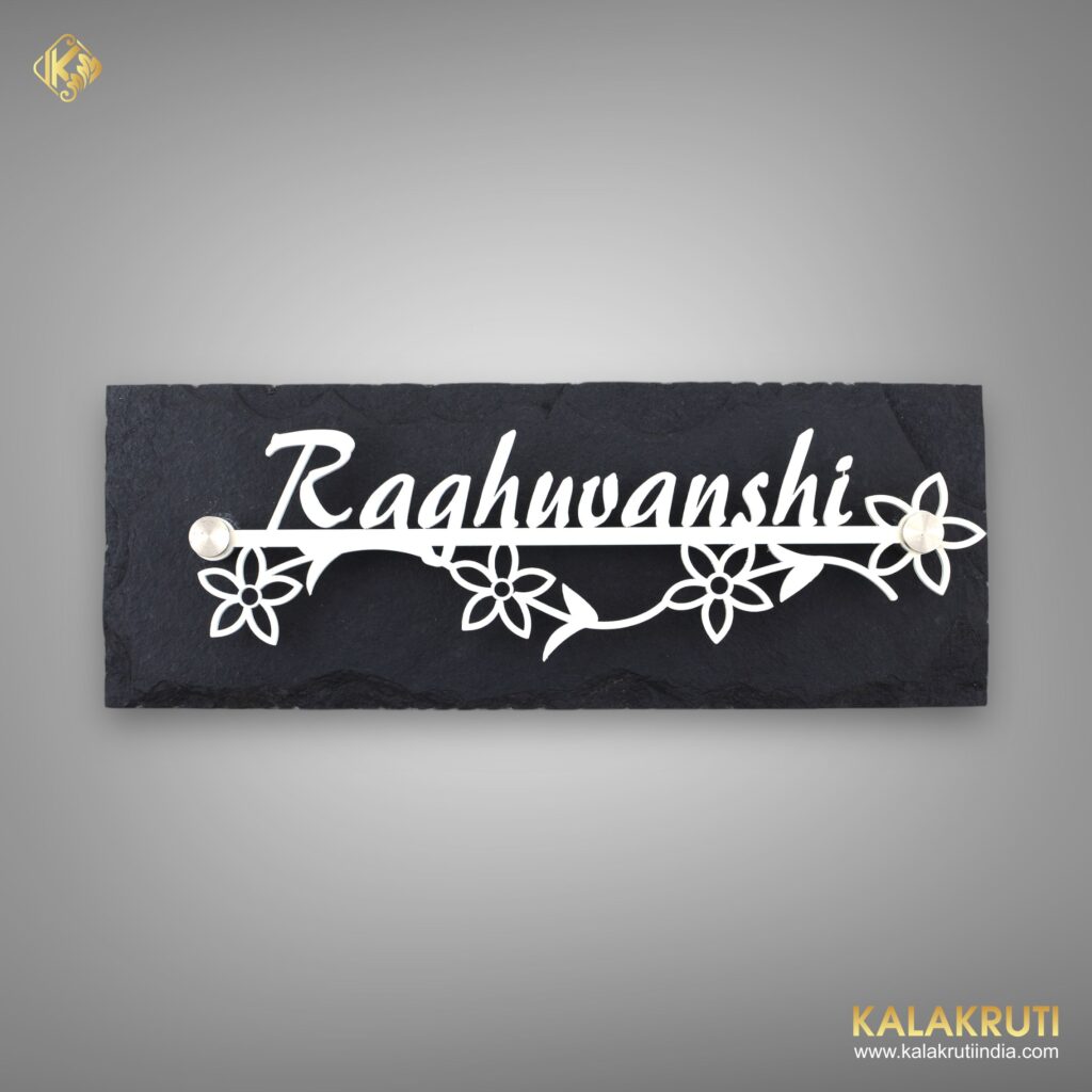 Stainless Steel Nameplate | Laser Cut with Duco Paint
