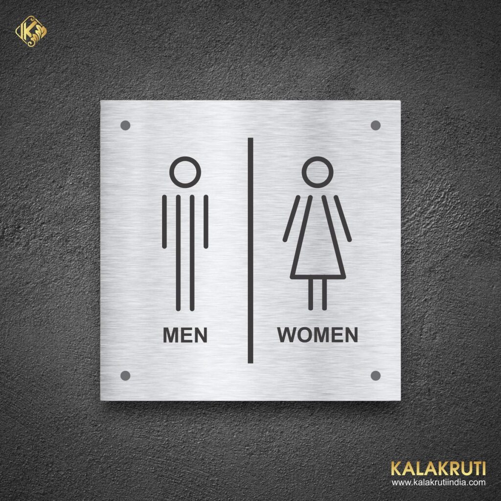 Inclusive Restroom Sign 😍 Male Female Sign And Diversity