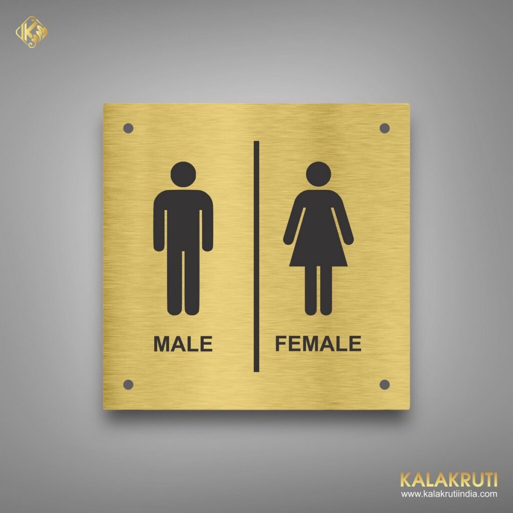 Standing Male Female Toilet Signage 🚻 Make a Bold Statement Standing Male Female Toilet Signage 🚻 Make a Bold Statement