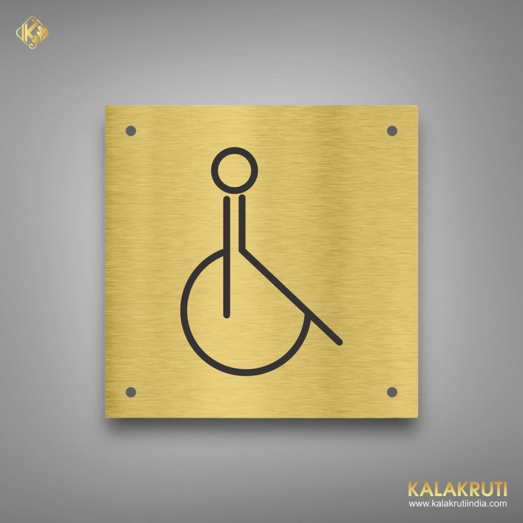 Female Toilet Sign Board With Text | High Quality