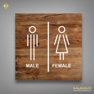 Male Female Toilet Sign 😍 Upgrade Your Restroom Aesthetics