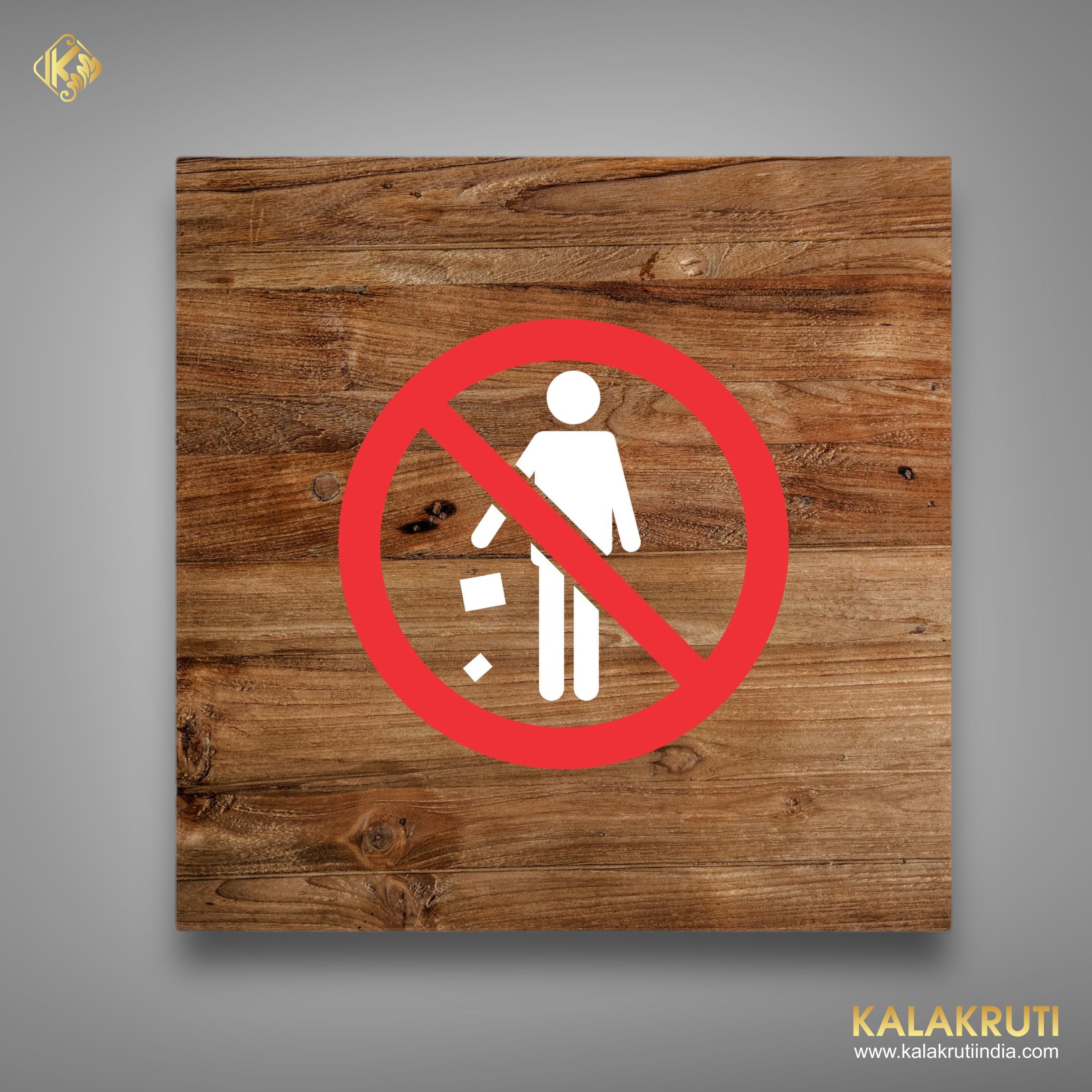 Wooden DO NOT THROW GARBAGE Sign Cleanliness Starts Here Wooden DO NOT THROW GARBAGE Sign Cleanliness Starts Here