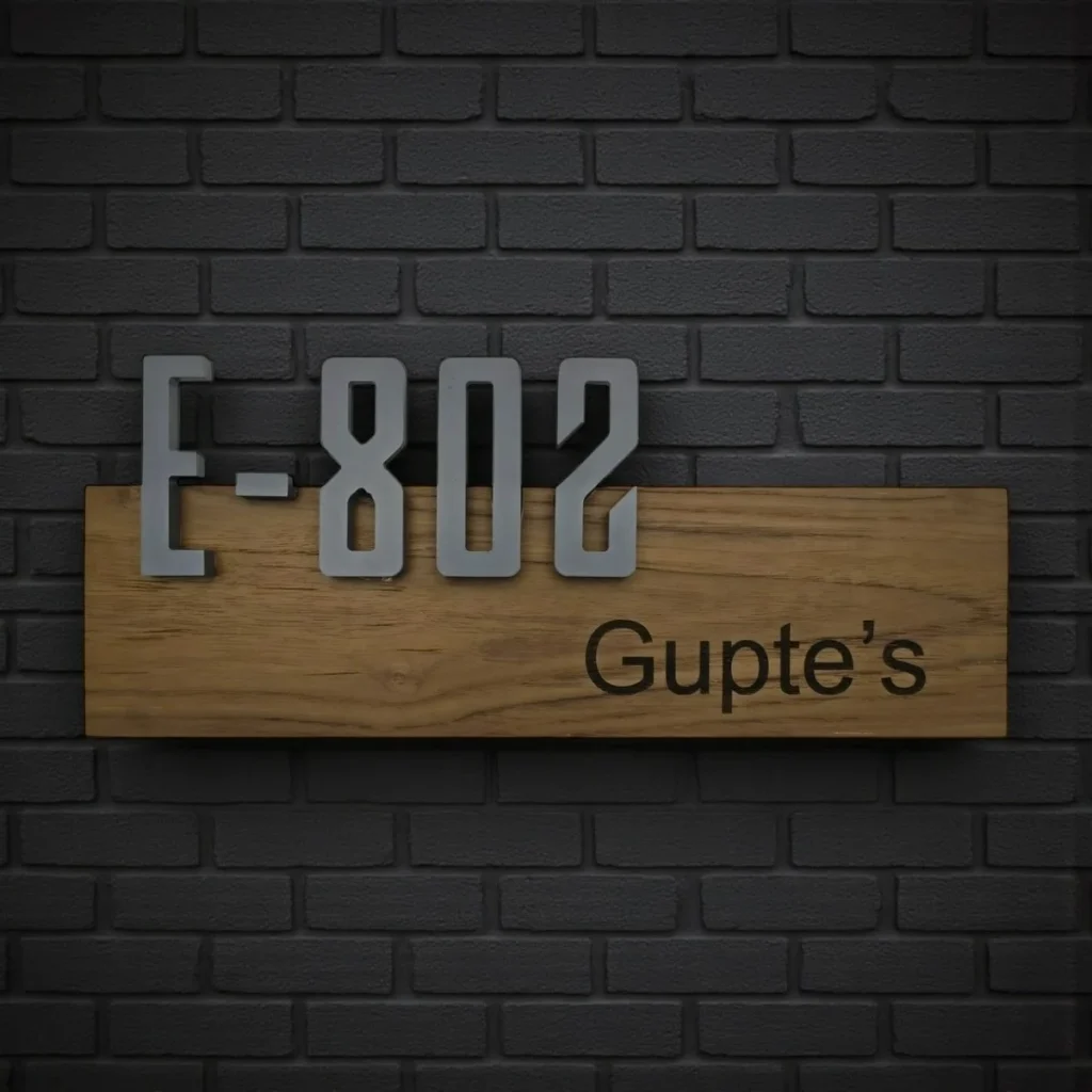 The Ultimate Guide to Modern Wooden Nameplate Designs for Beautiful ...